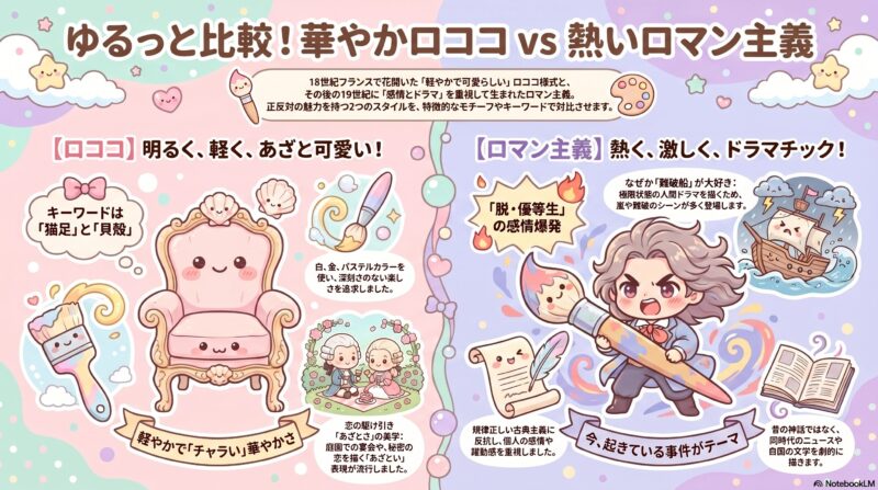 よくわかる美術様式シリーズ：ロココ と ロマン主義 - BOOK NAVI